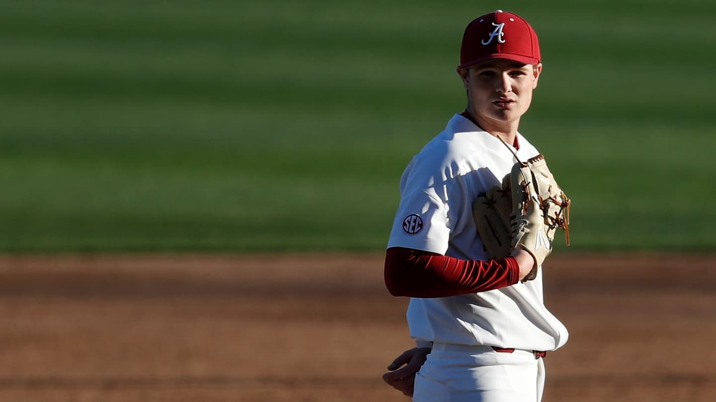 Alabama Baseball's Hunter Hoopes Out Indefinitely, Connor Prielipp Opts ...
