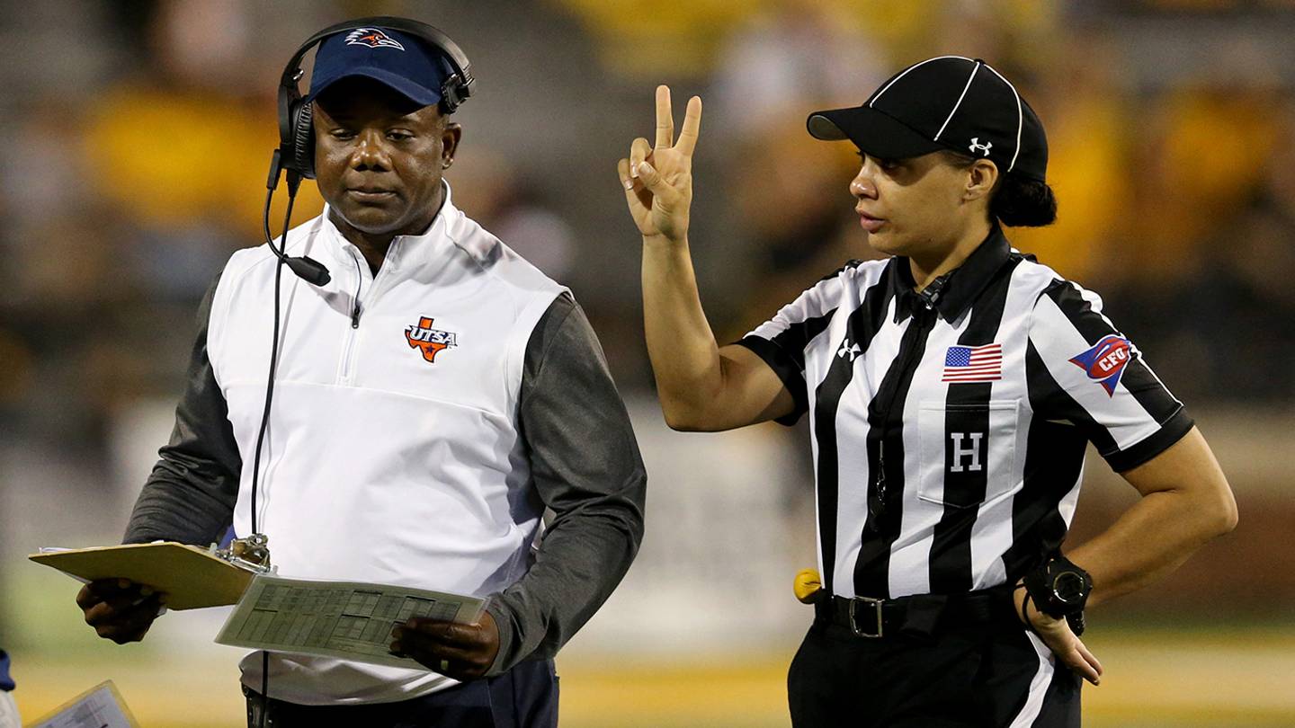 Maia Chaka makes history as NFL's first Black female official - Sports ...