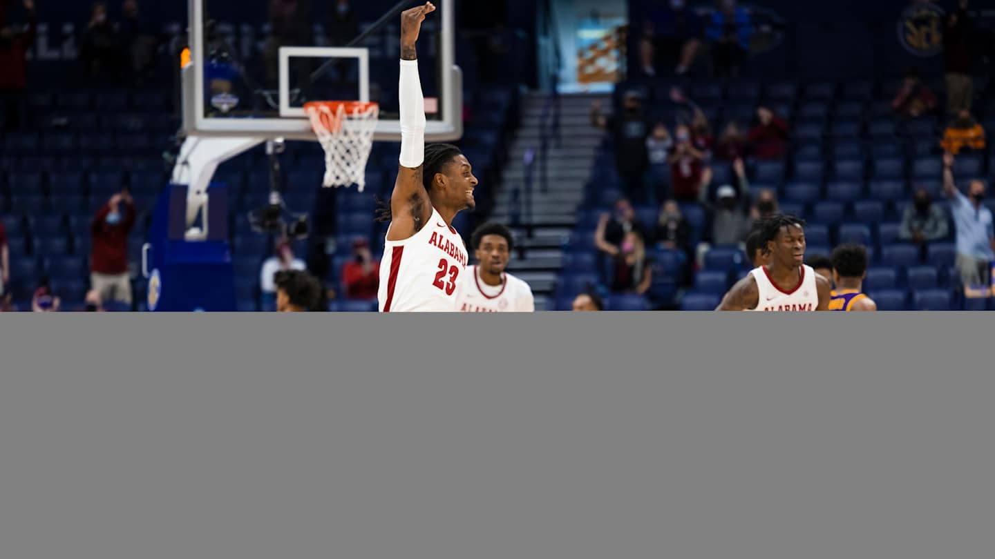 BamaCentral Courtside: No. 6 Alabama 80, LSU 79 at the SEC Tournament - Sports Illustrated ...