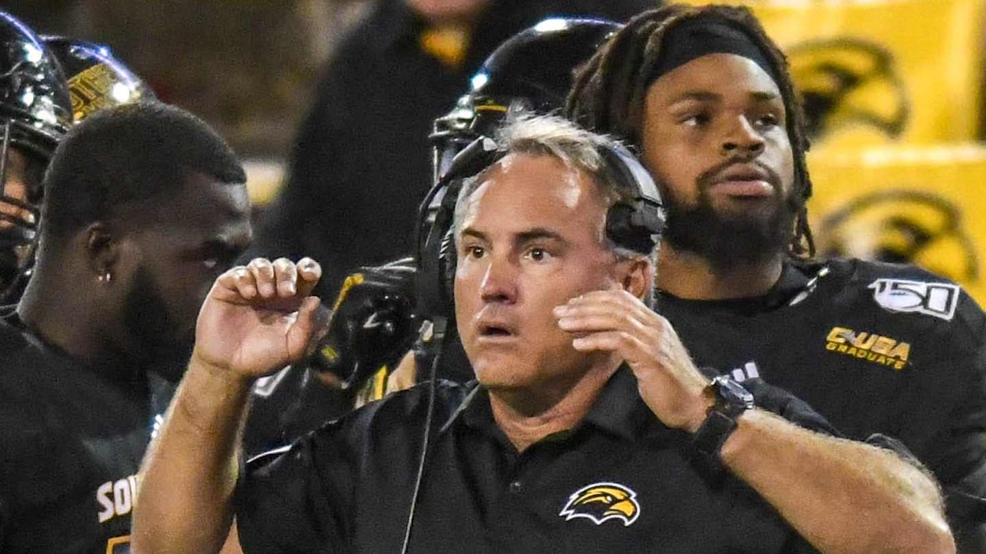 Former Southern Miss Golden Eagles head football coach Jay Hopson ...