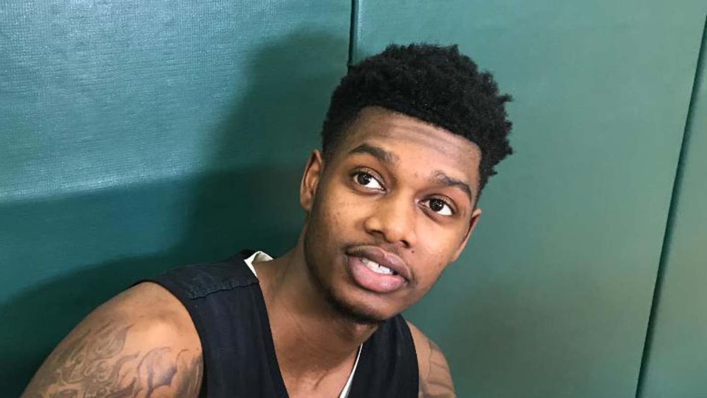 Michigan State Spartan basketball G Mark :ROCKET" Watts talks Big Ten ...