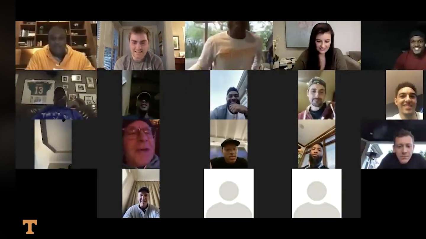Watch: Tennessee Orchestrates Impressive Zoom Call with Celebrities ...