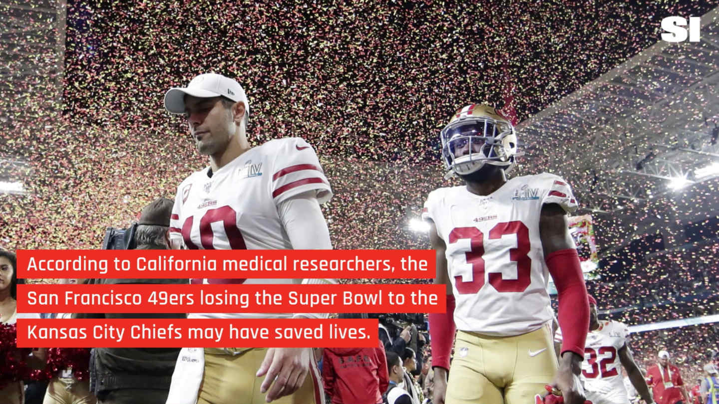 Medical Experts Say 49ers' Super Bowl Loss Might Have Saved Lives ...