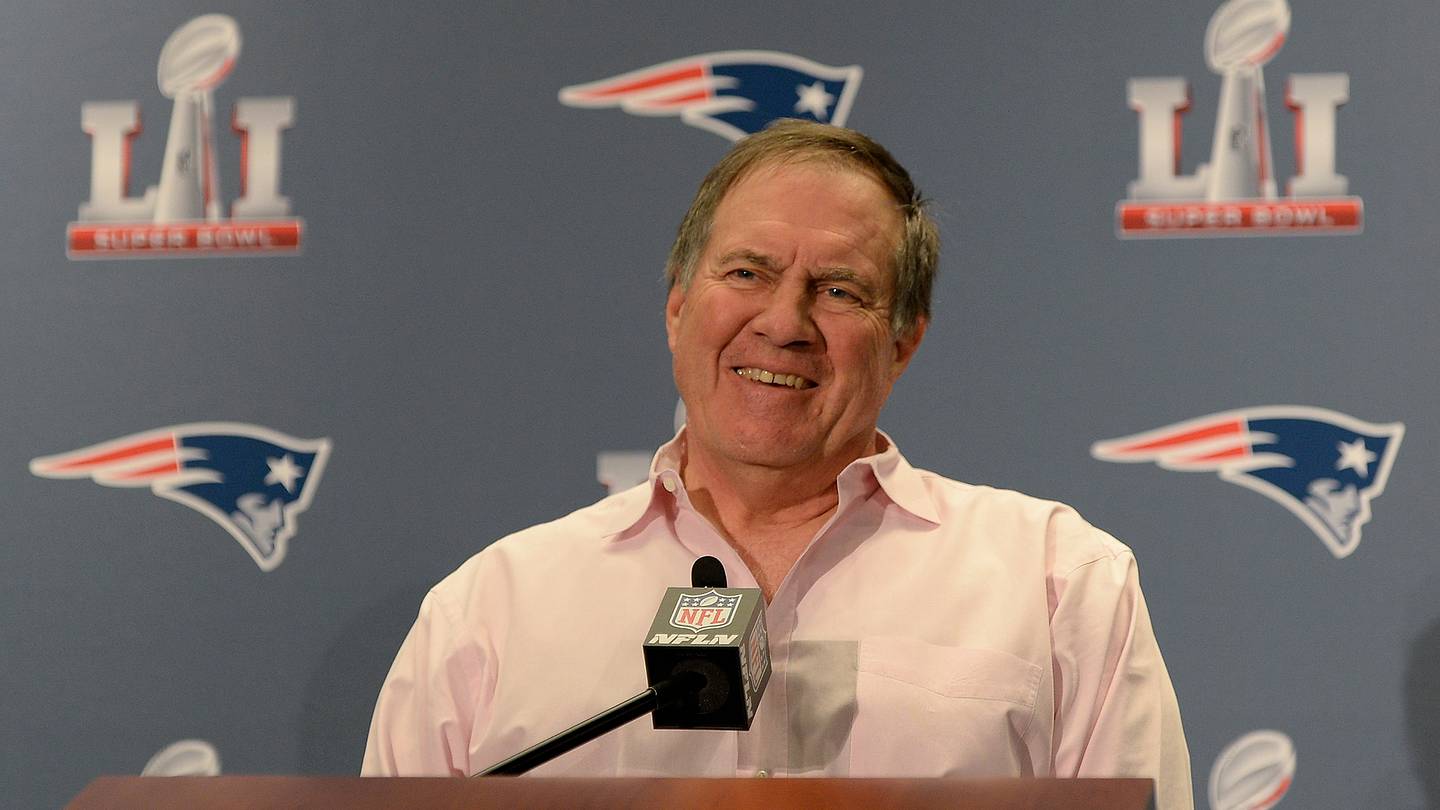 Bill Belichick's very good dog steps in to make NFL draft pick - Sports ...