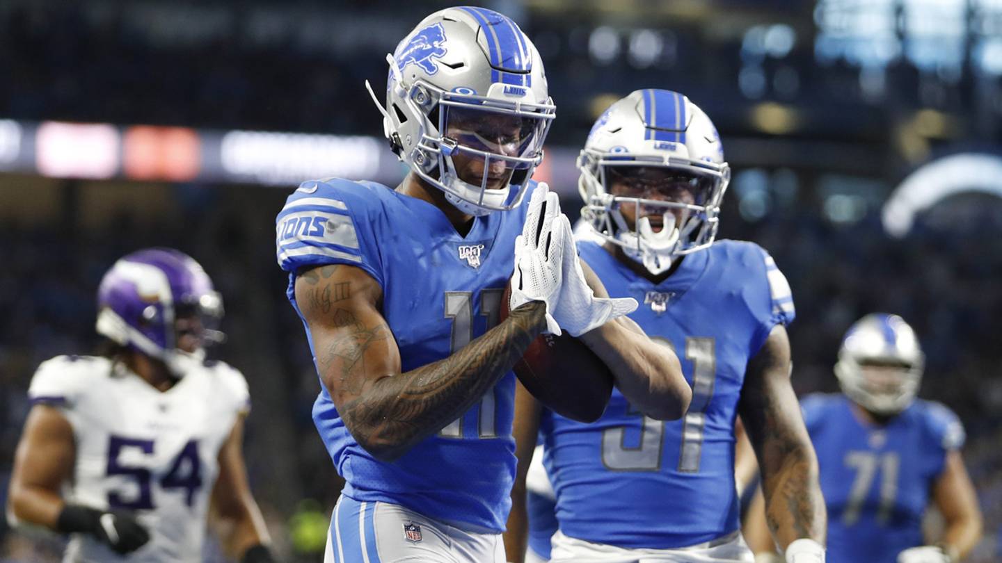 Marvin Jones Jr. Detroit Lions Wide Receiver Discusses Offseason ...
