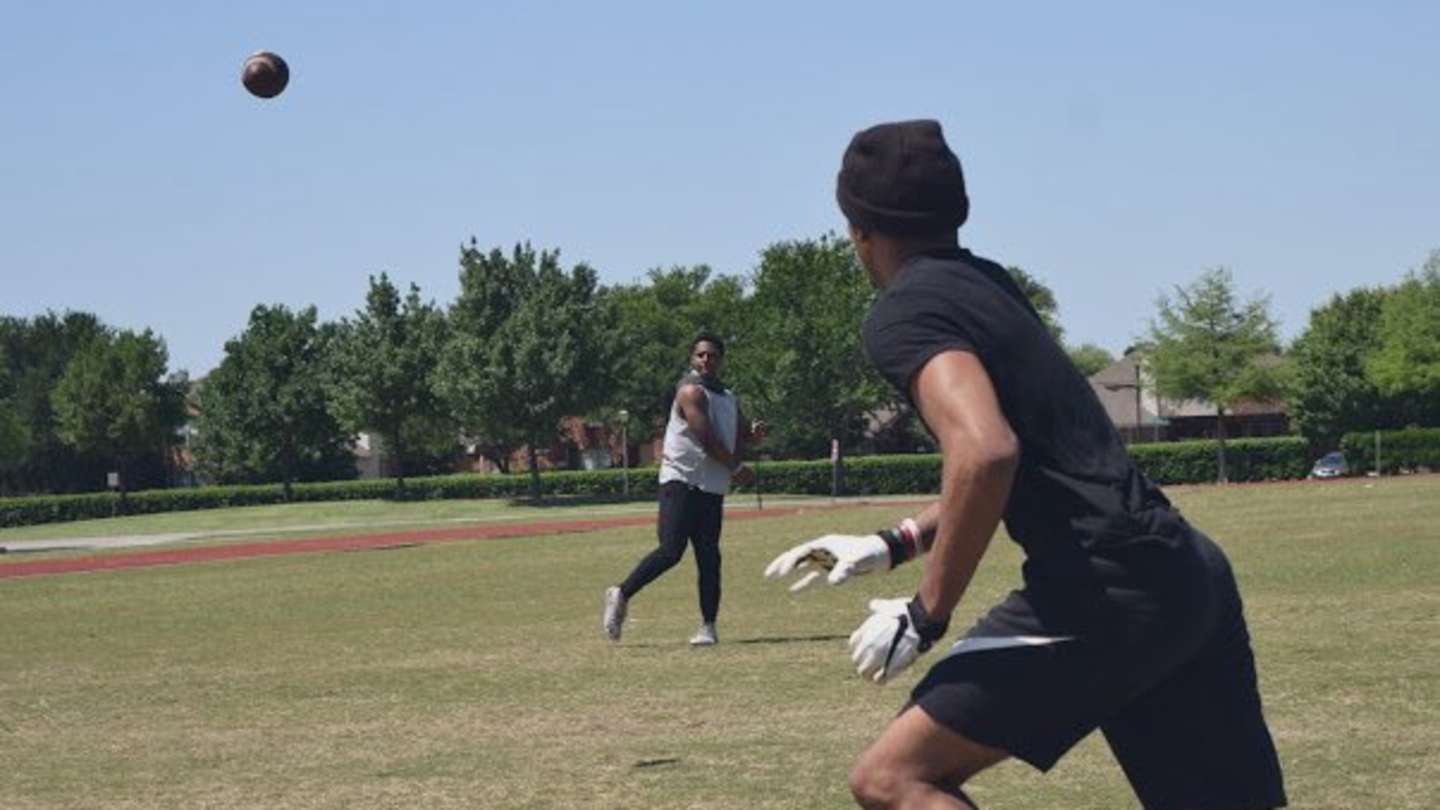 Brendon Lewis is working hard to win the starting quarterback gig ...