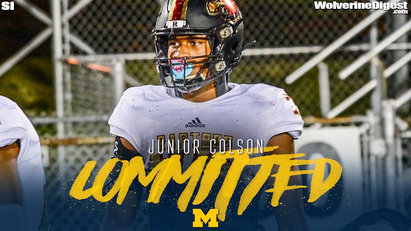 Junior Colson Commits To Michigan - Sports Illustrated Michigan ...