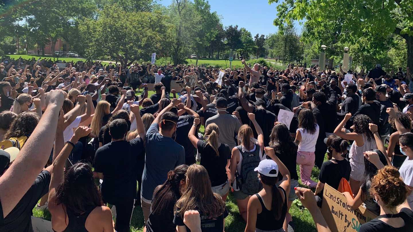 Actions Louder than Words: CU Buffs take to the streets in protest for ...