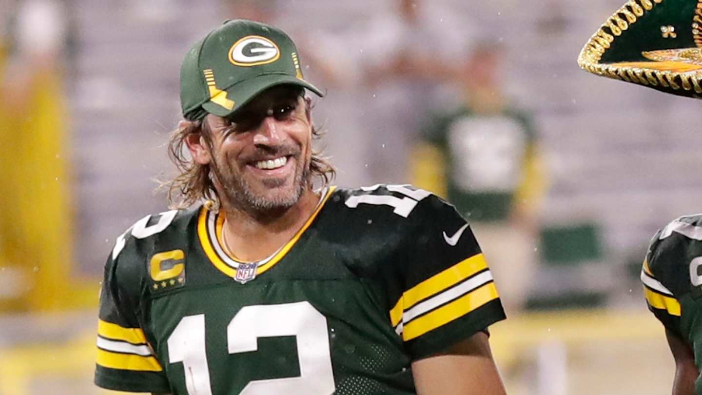 Aaron Rodgers growing hair out for mysterious Halloween costume ...