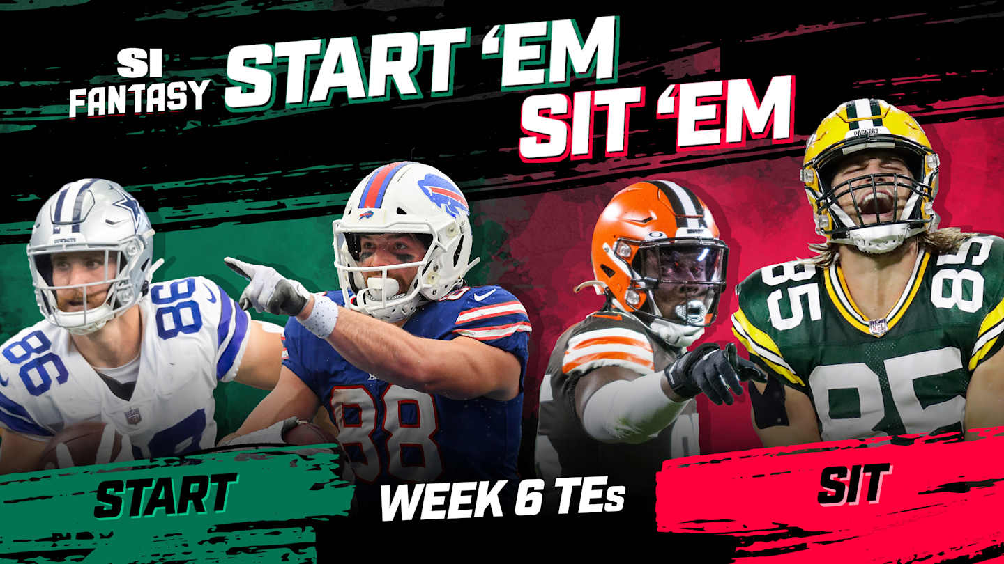 Start 'Em, Sit 'Em Fantasy Football Week 6: Tight Ends - Sports Illustrated