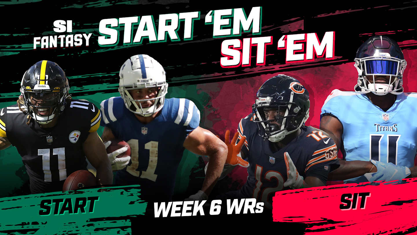 Start 'Em, Sit 'Em Fantasy Football Week 6: Wide Receivers - Fades, Sleepers, Matchups, DFS ...