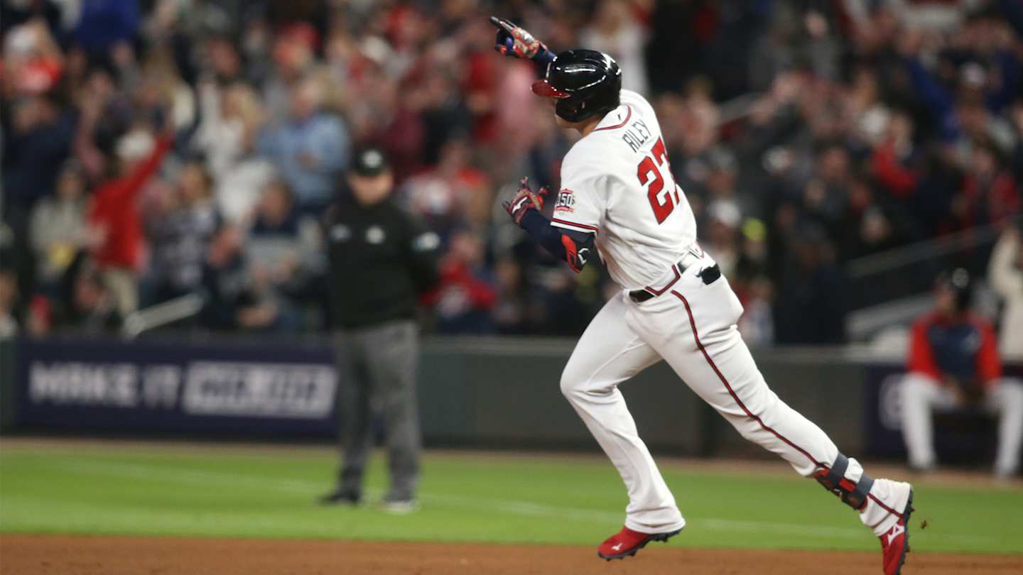 Braves-Dodgers: Austin Riley slams walk-off single for NLCS Game 1 win ...