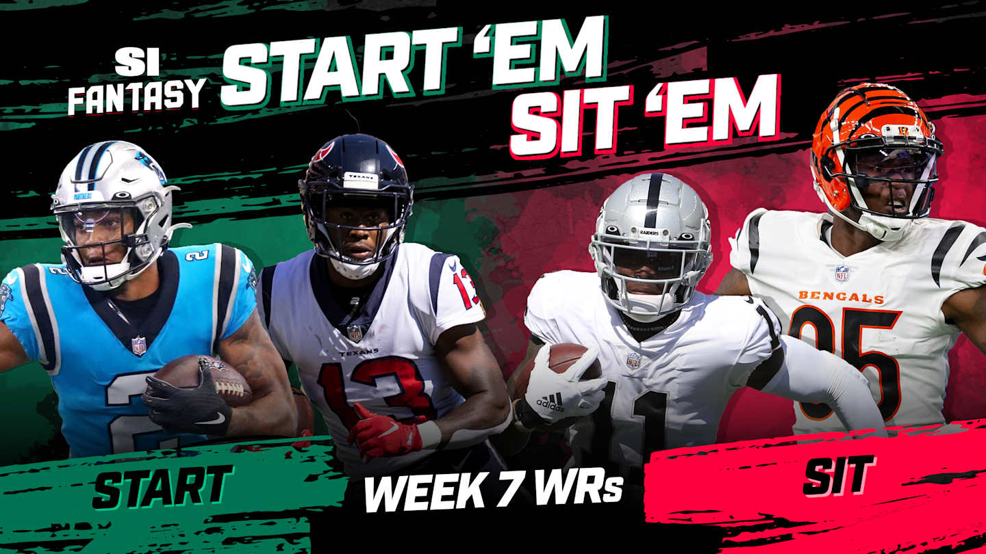 Start 'Em, Sit 'Em Fantasy Football Week 7: Wide Receivers - Fades, Sleepers, Matchups, DFS ...