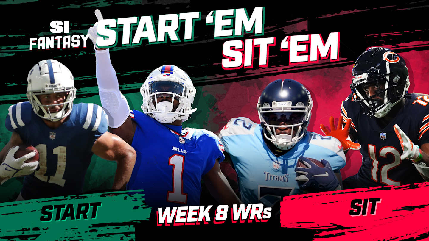 Start 'Em, Sit 'Em Fantasy Football Week 8: Wide Receivers - Sleepers, Fades, Matchups, DFS ...
