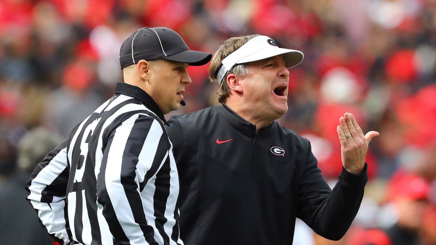 Georgia Football HC Kirby Smart Unleashing Epic Halftime Speech ...