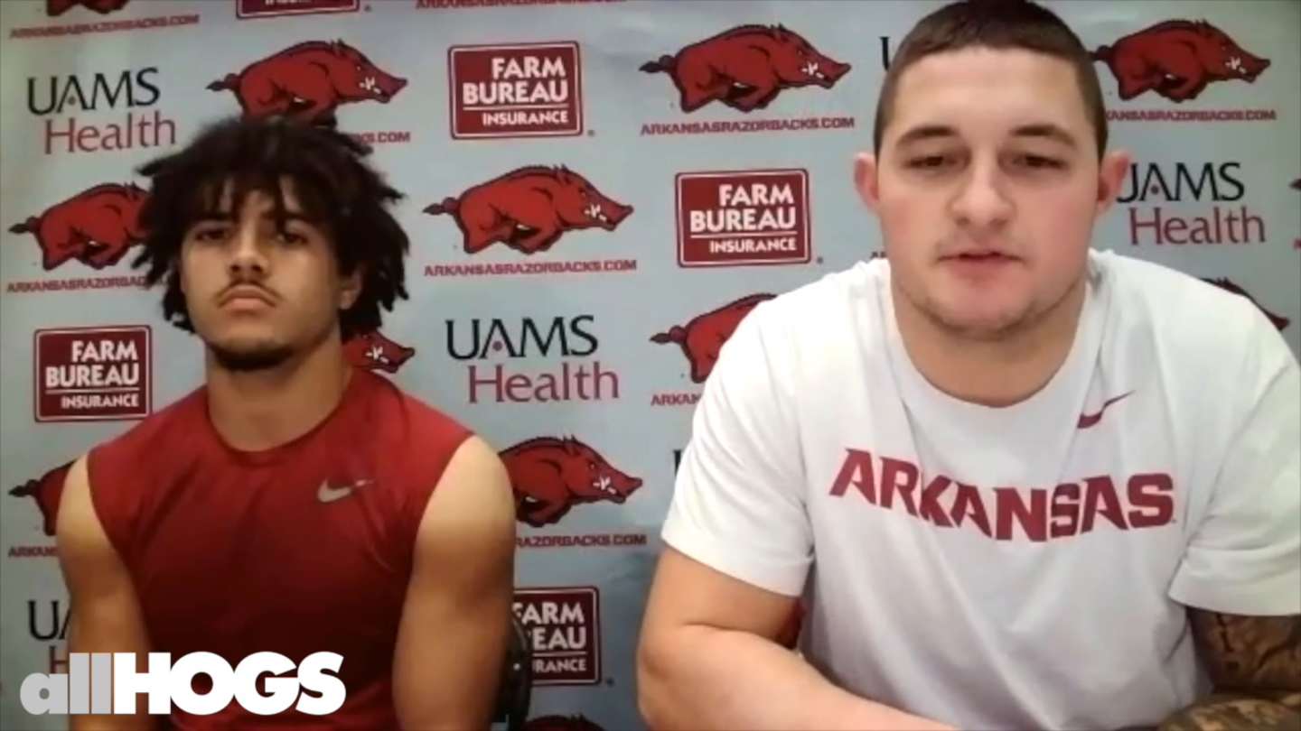 Myles Slusher, Grant Morgan After Tuesday's Practice Ahead of Alabama ...