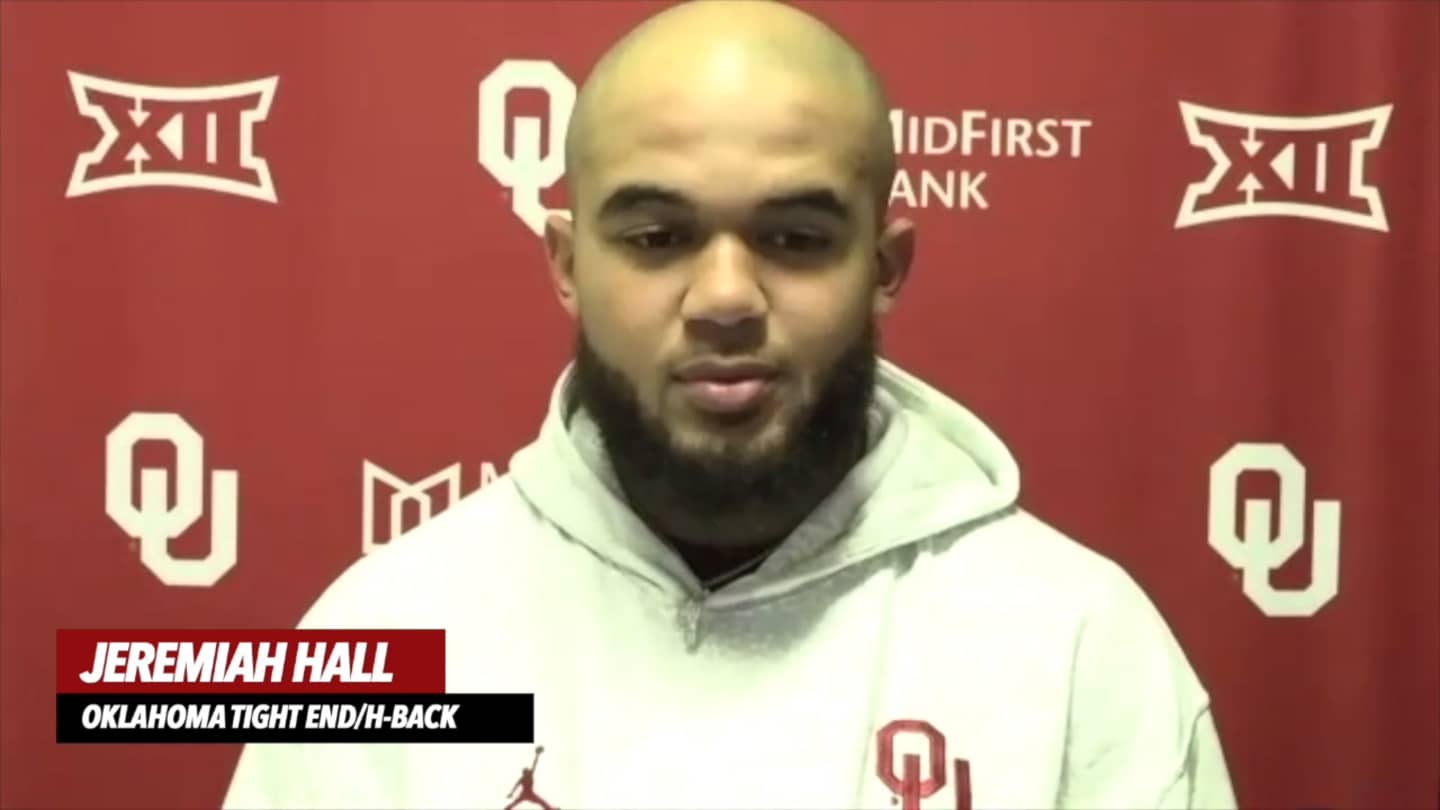 WATCH: Oklahoma Tight End/H-back Jeremiah Hall Press Conference ...