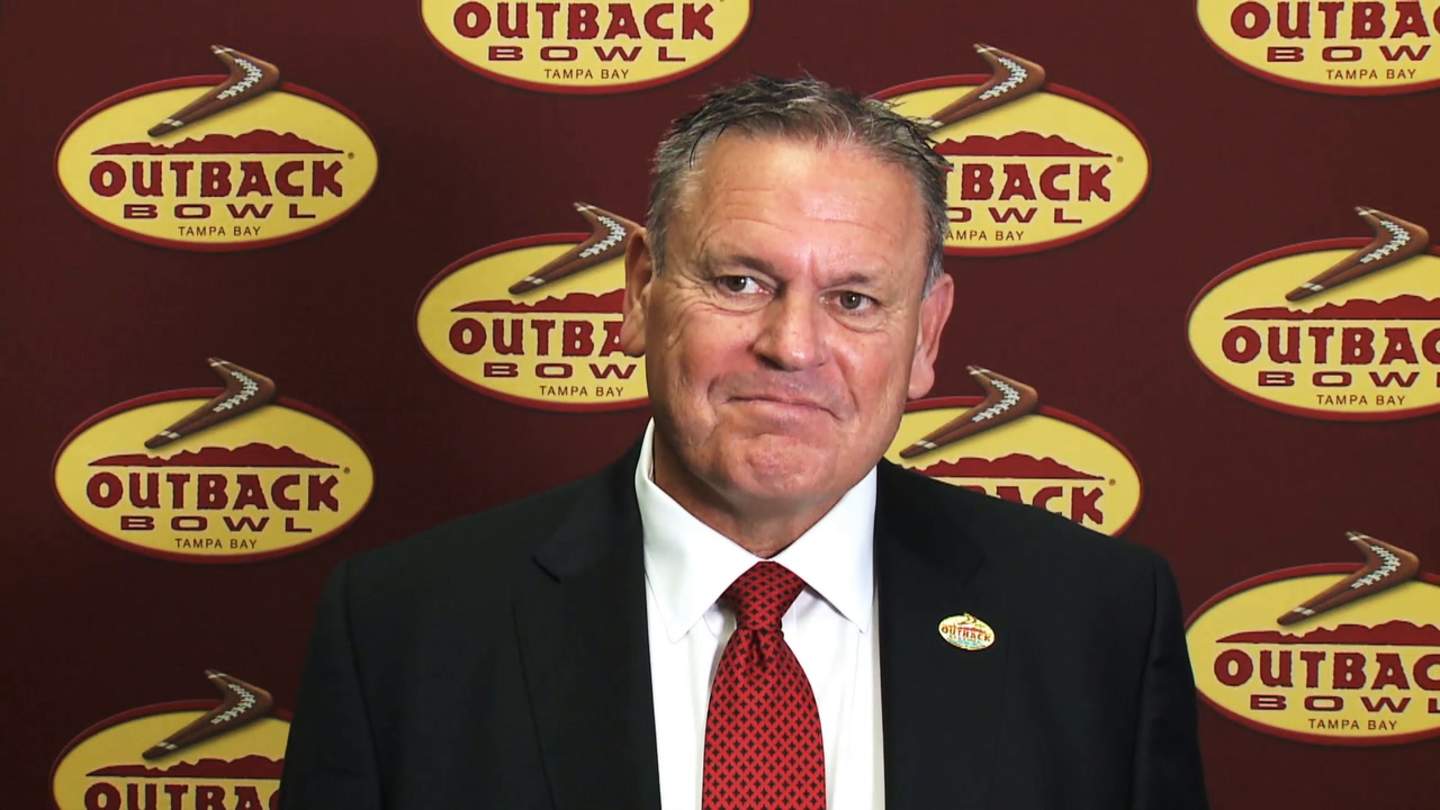 Pittman Makes First Appearance in Tampa for Outback Bowl - Sports ...