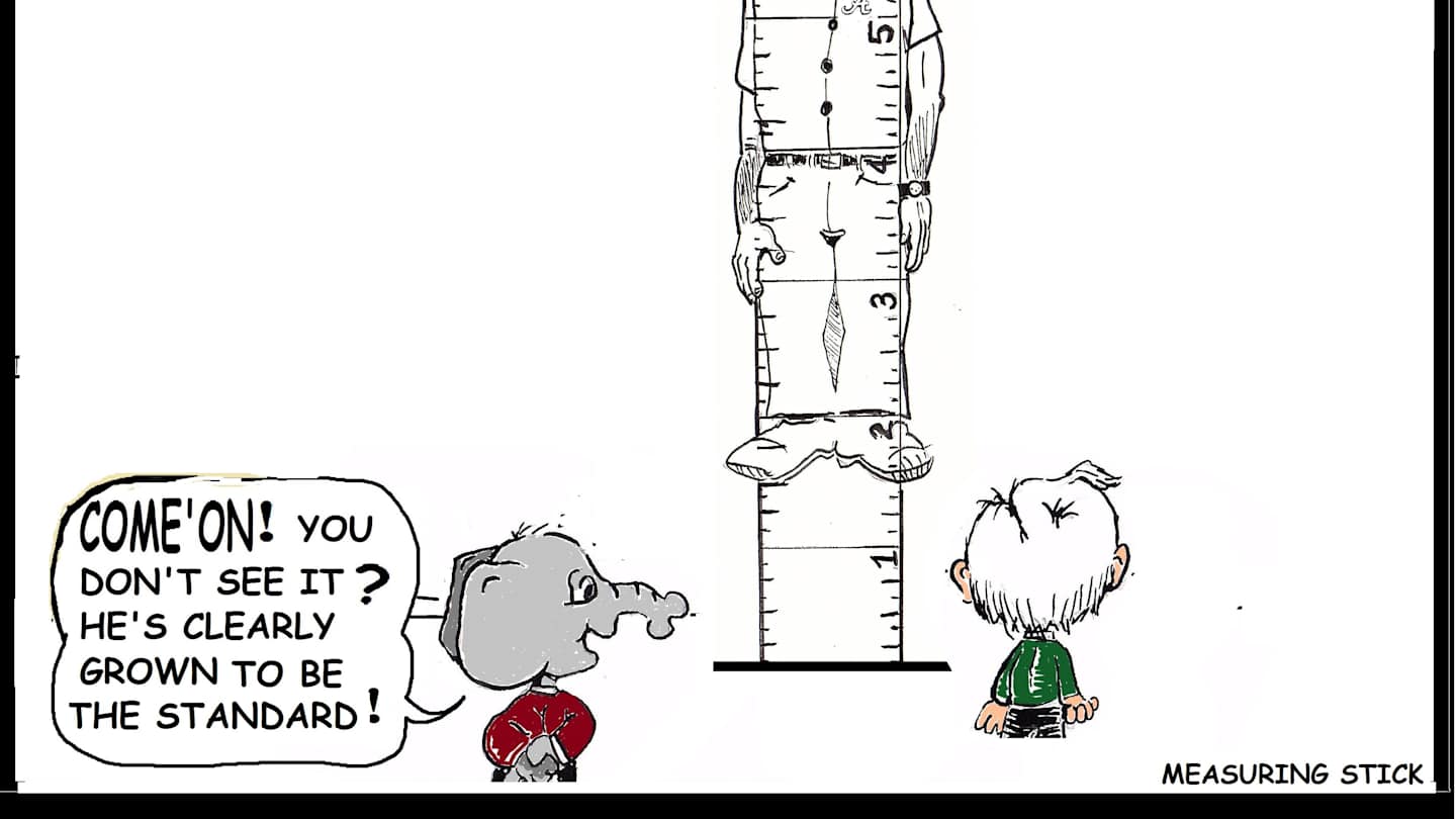 Crimson Tikes: Measuring Stick - Sports Illustrated Alabama Crimson ...