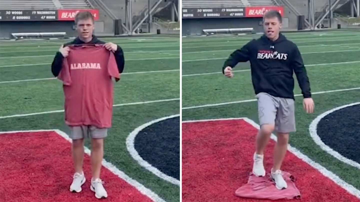Cincinnati student goes viral with ‘we want Bama’ TikTok videos ...