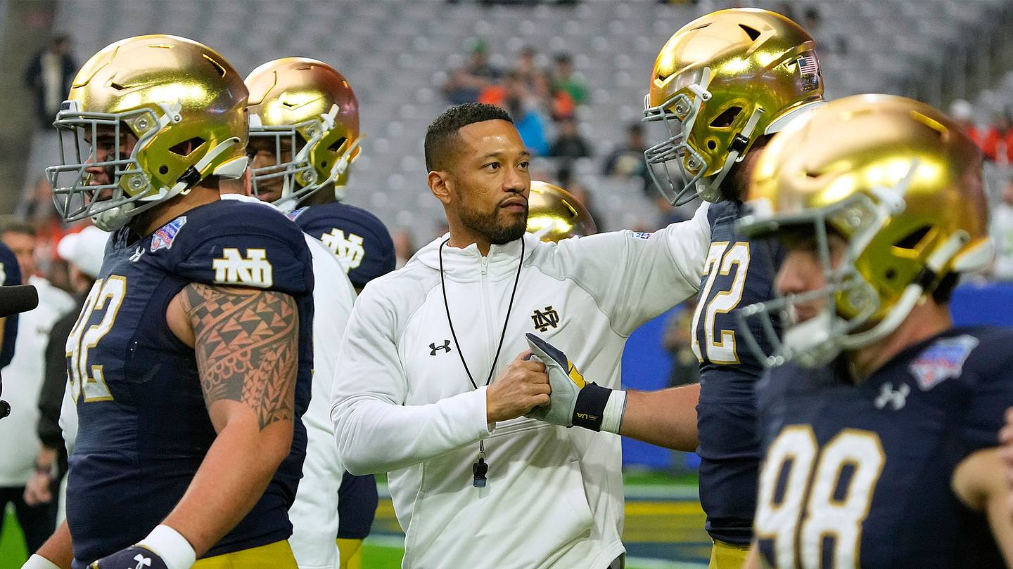 Marcus Freeman’s debut includes broken record as Notre Dame falters ...