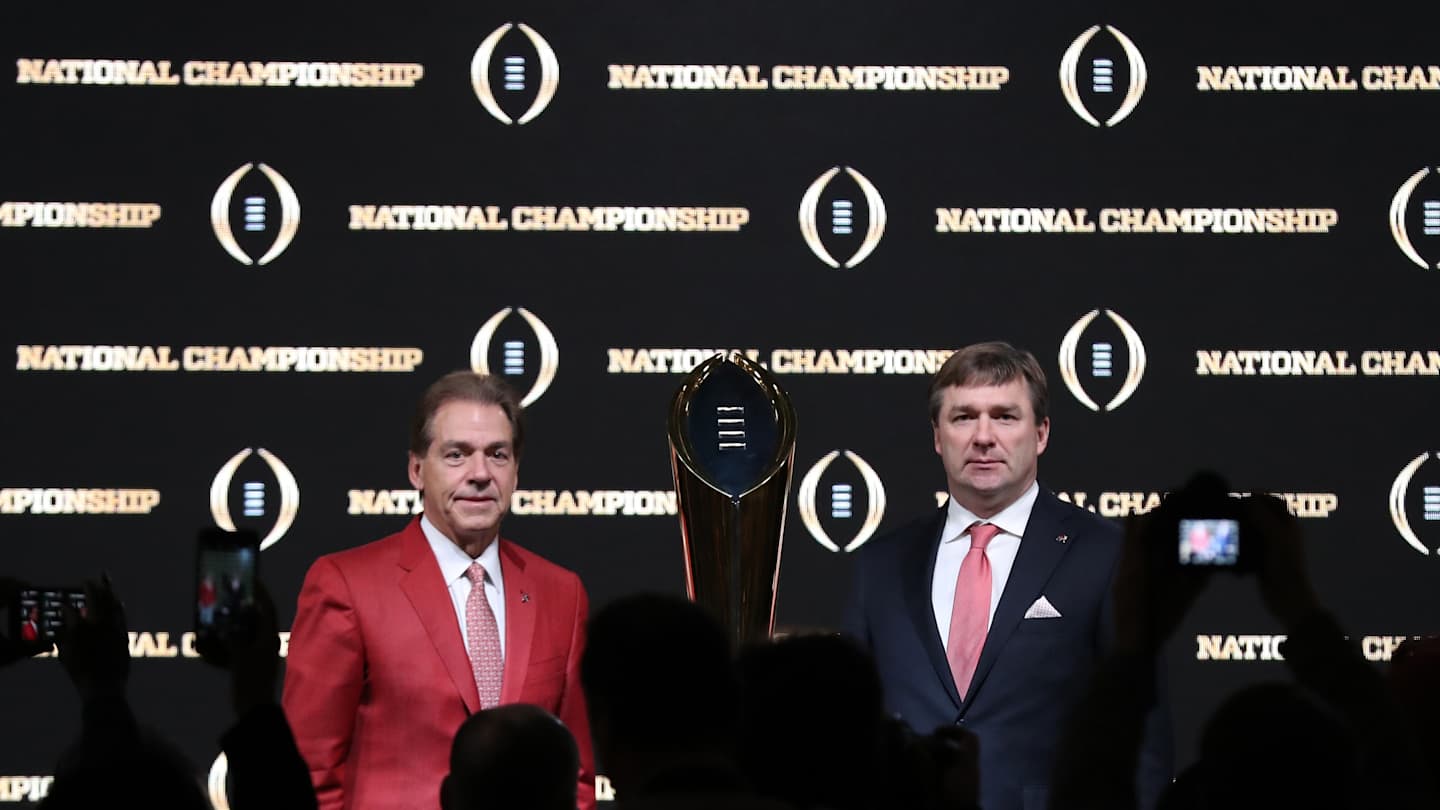 Nick Saban, Kirby Smart Speak Before National Championship Game ...
