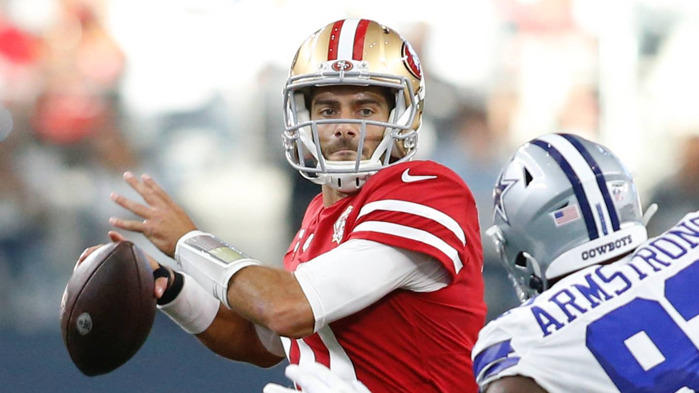 Jimmy Garoppolo may be the best quarterback available this offseason ...