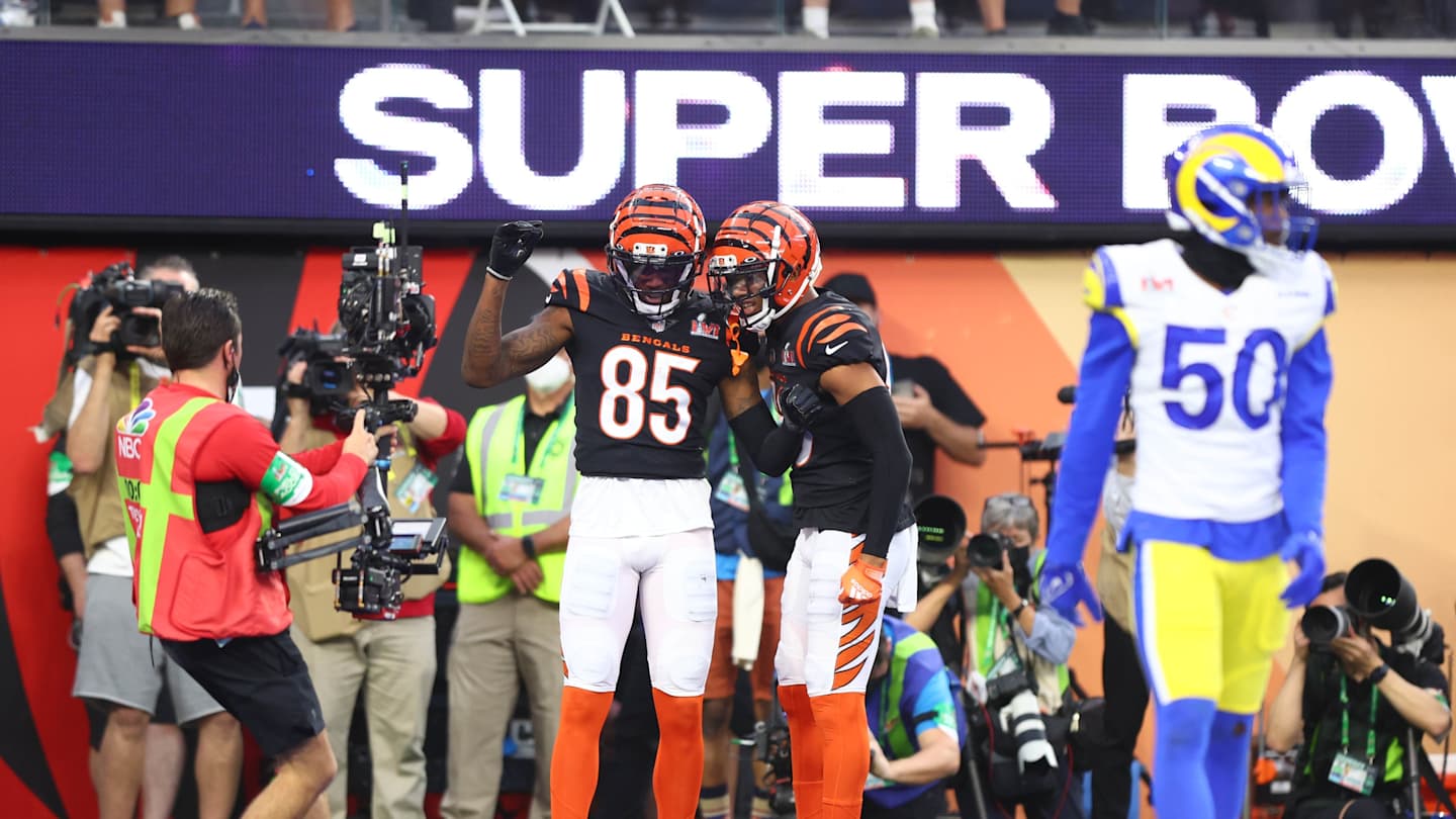 Tee Higgins With Second TD Catch to Give Bengals Lead Over Rams In ...