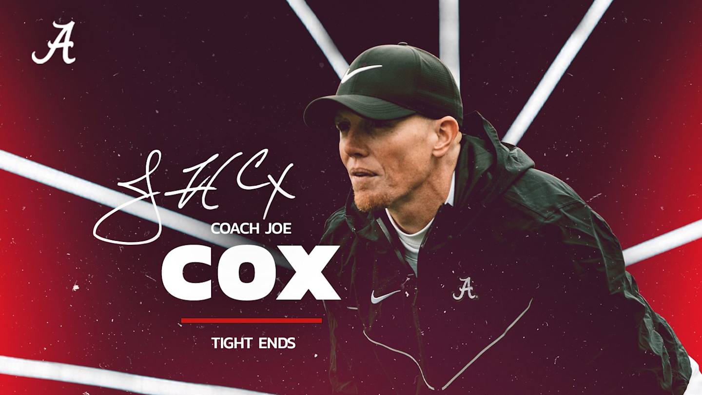 Alabama Football Officially Welcomes Joe Cox to Coaching Staff - Sports ...