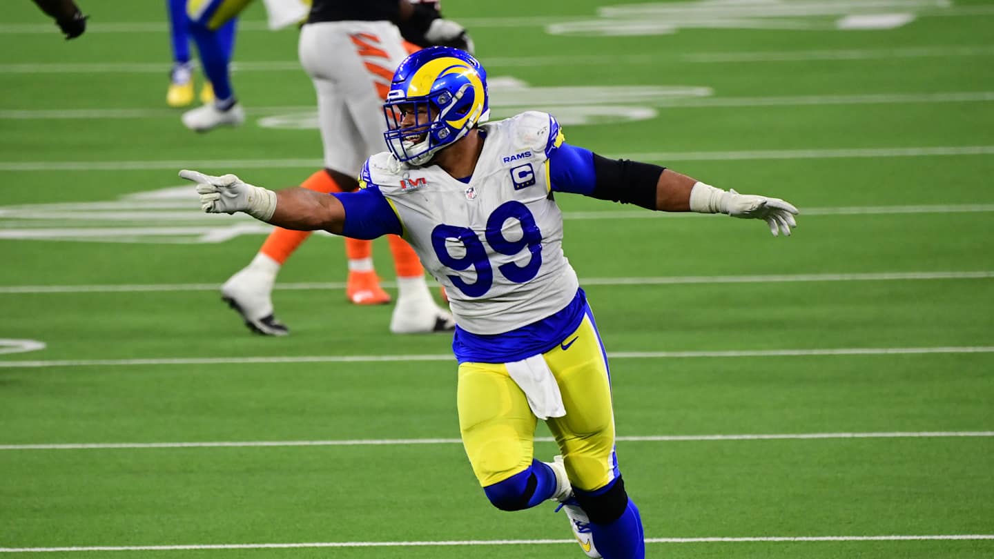 Pro Football HOF Michael Strahan on Los Angeles Rams’ DT Aaron Donald ...