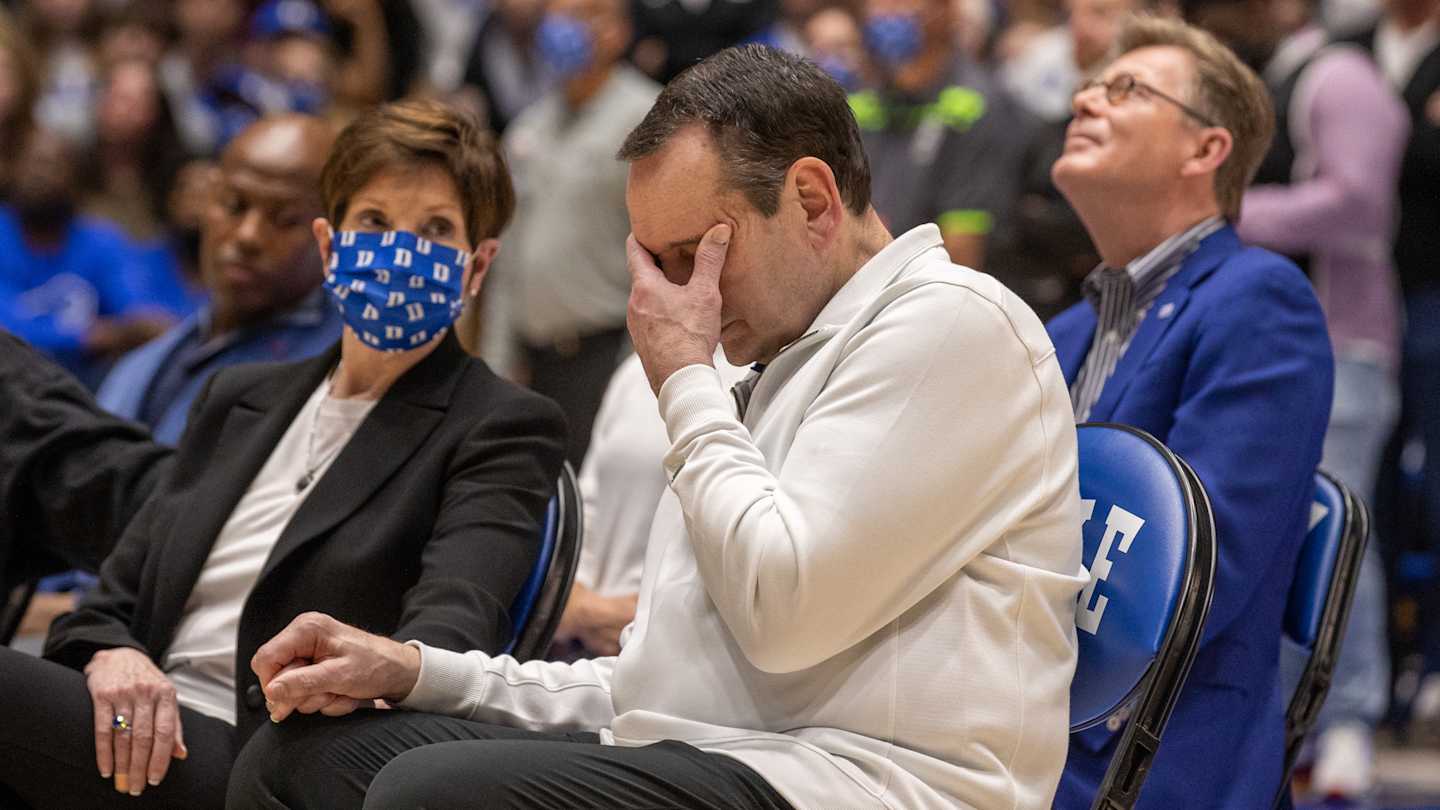 Coach K apologizes to fans after emotional loss to UNC: “Today was ...
