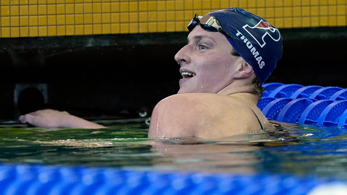 Penn swimmer Lia Thomas becomes first trans athlete to win national ...
