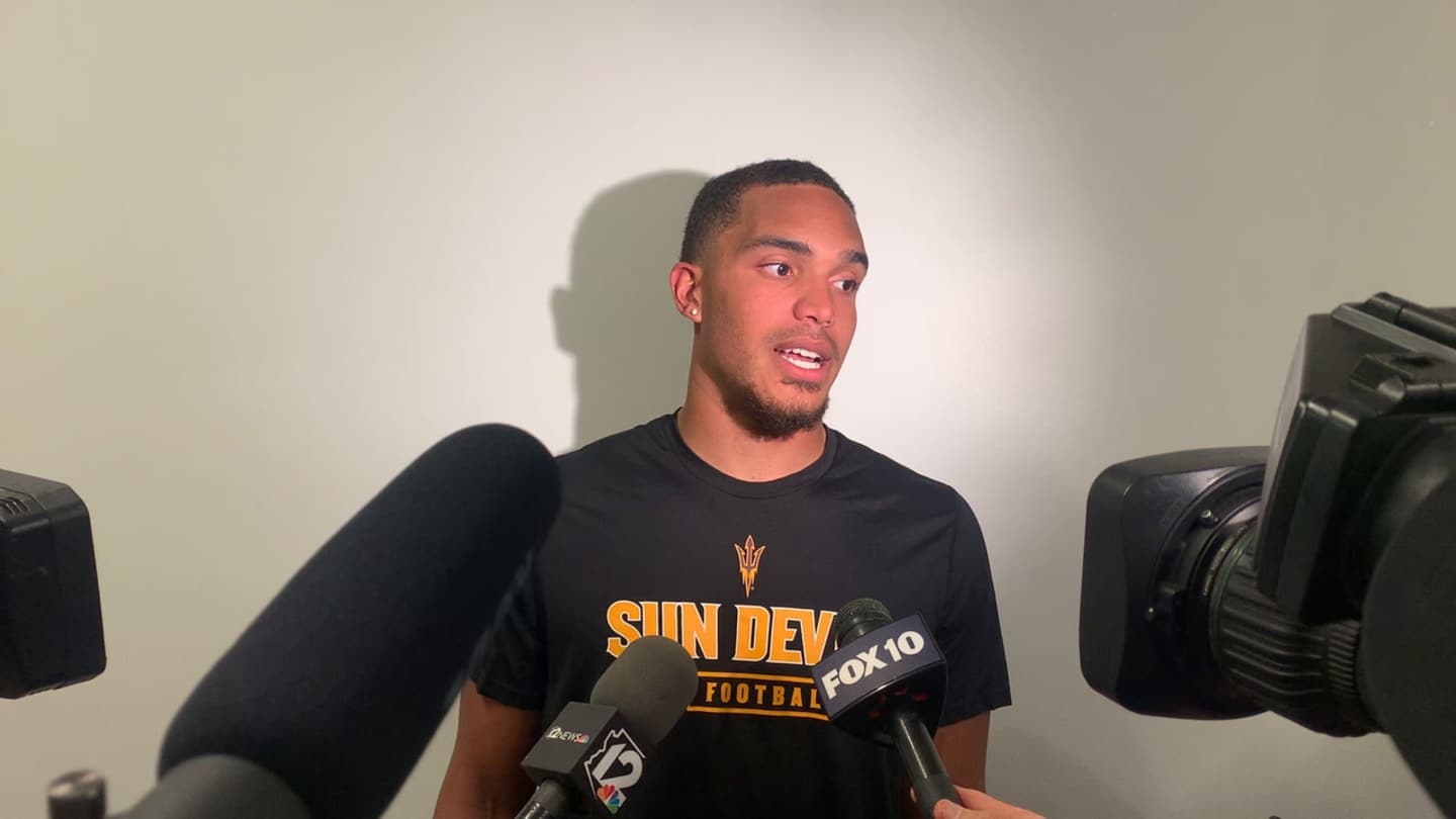 VIDEO: Arizona State TE Messiah Swinson Talks Transfer Portal, QB ...