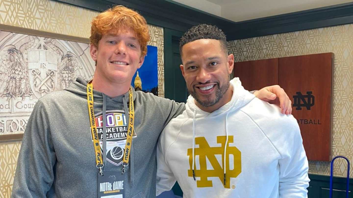 Notre Dame Commit Jack Larsen Is A Talented Pass Catcher - Sports ...