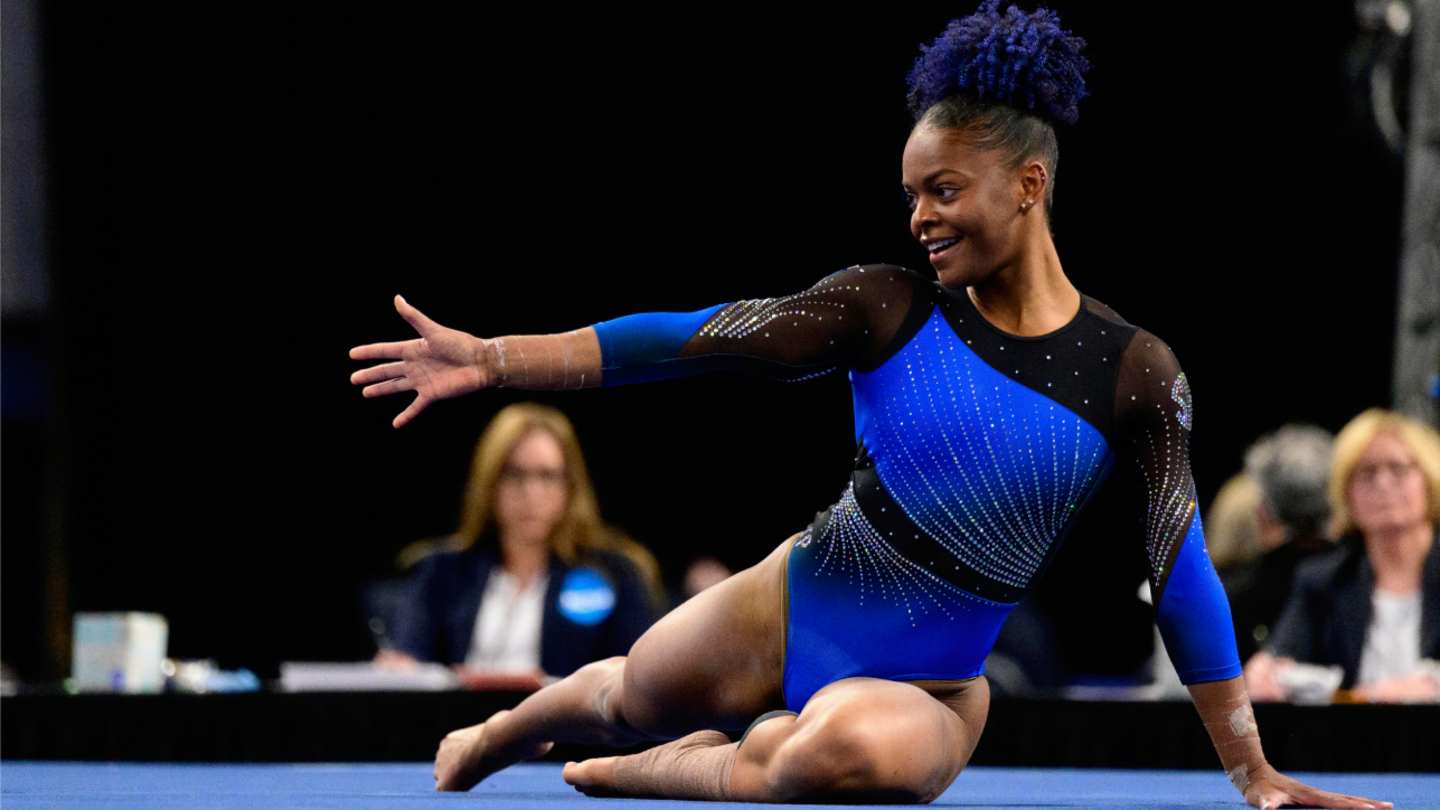 Florida’s Trinity Thomas scores perfect 10 for floor routine in NCAA ...