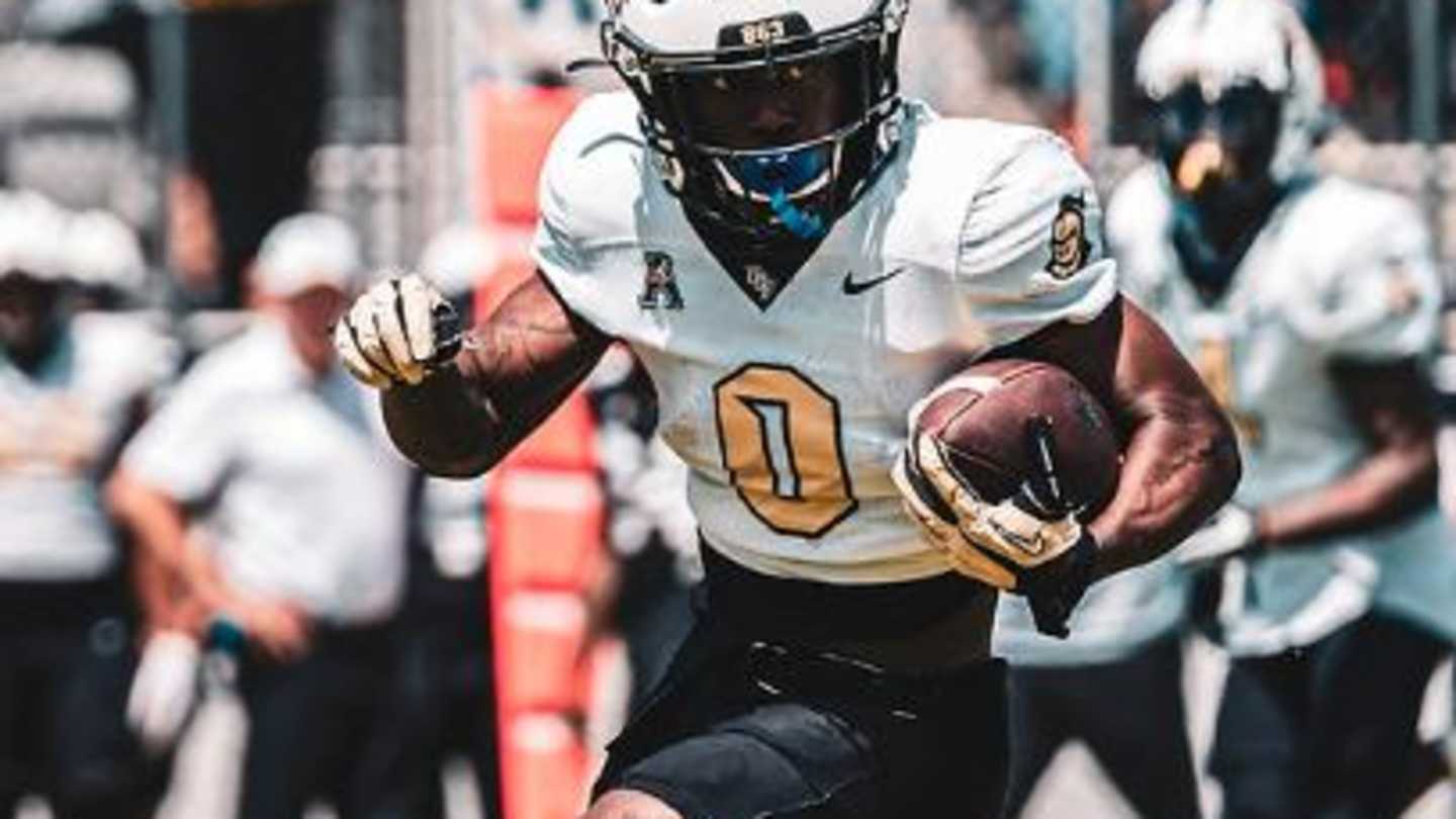 UCF Football Running Back Johnny Richardson Has 108 Yards Rushing ...