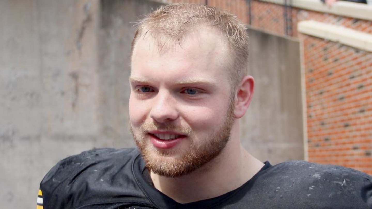 Logan Jones Learning on Job at Center - Sports Illustrated Iowa ...