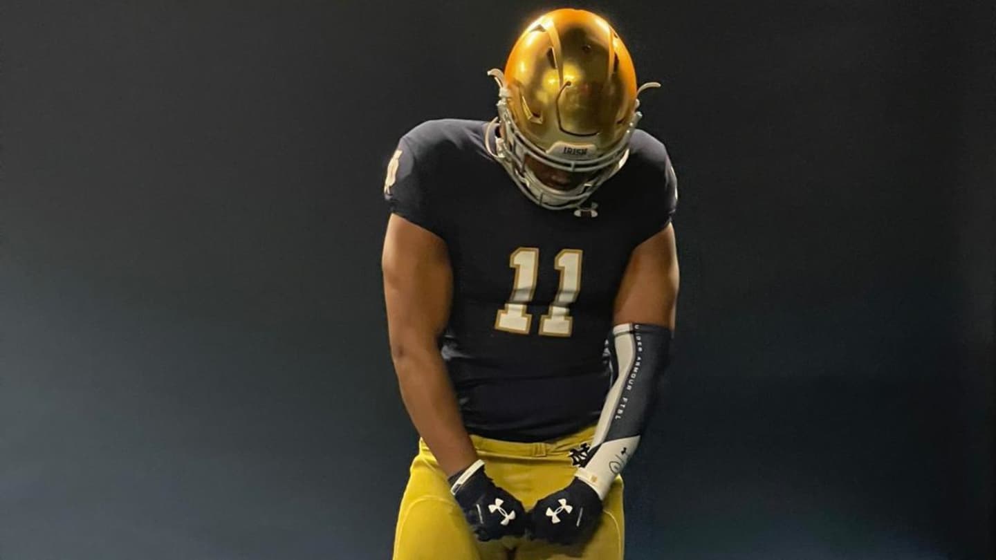 Notre Dame Lands A Commitment From 2024 DL Brandon Davis-Swain - Sports ...