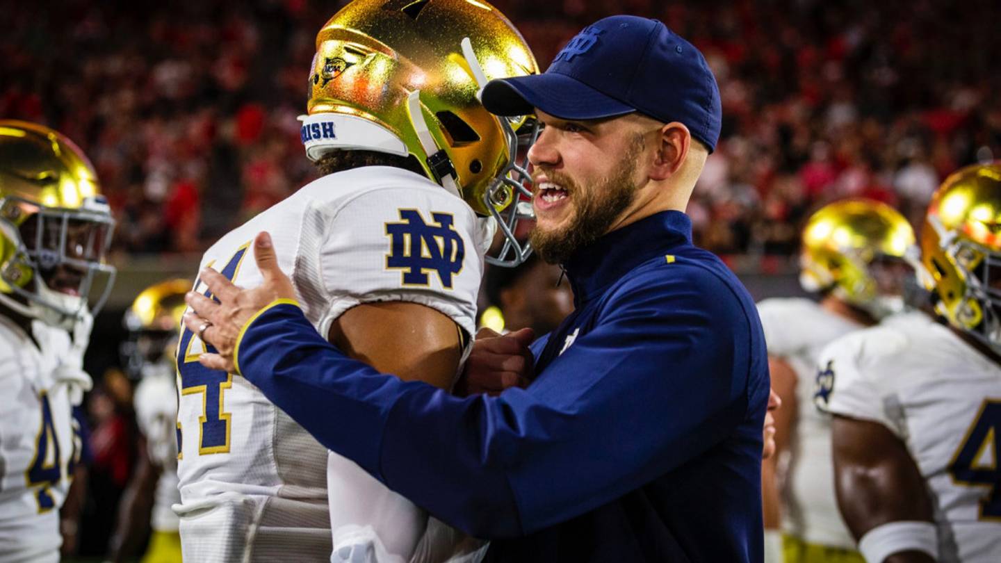 Safeties Coach Chris O'Leary Is Leaving Notre Dame For The Los Angeles ...