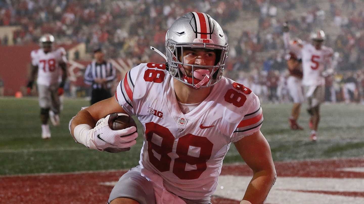 Jets Pick Ohio State TE Jeremy Ruckert in Third Round of 2022 NFL Draft ...