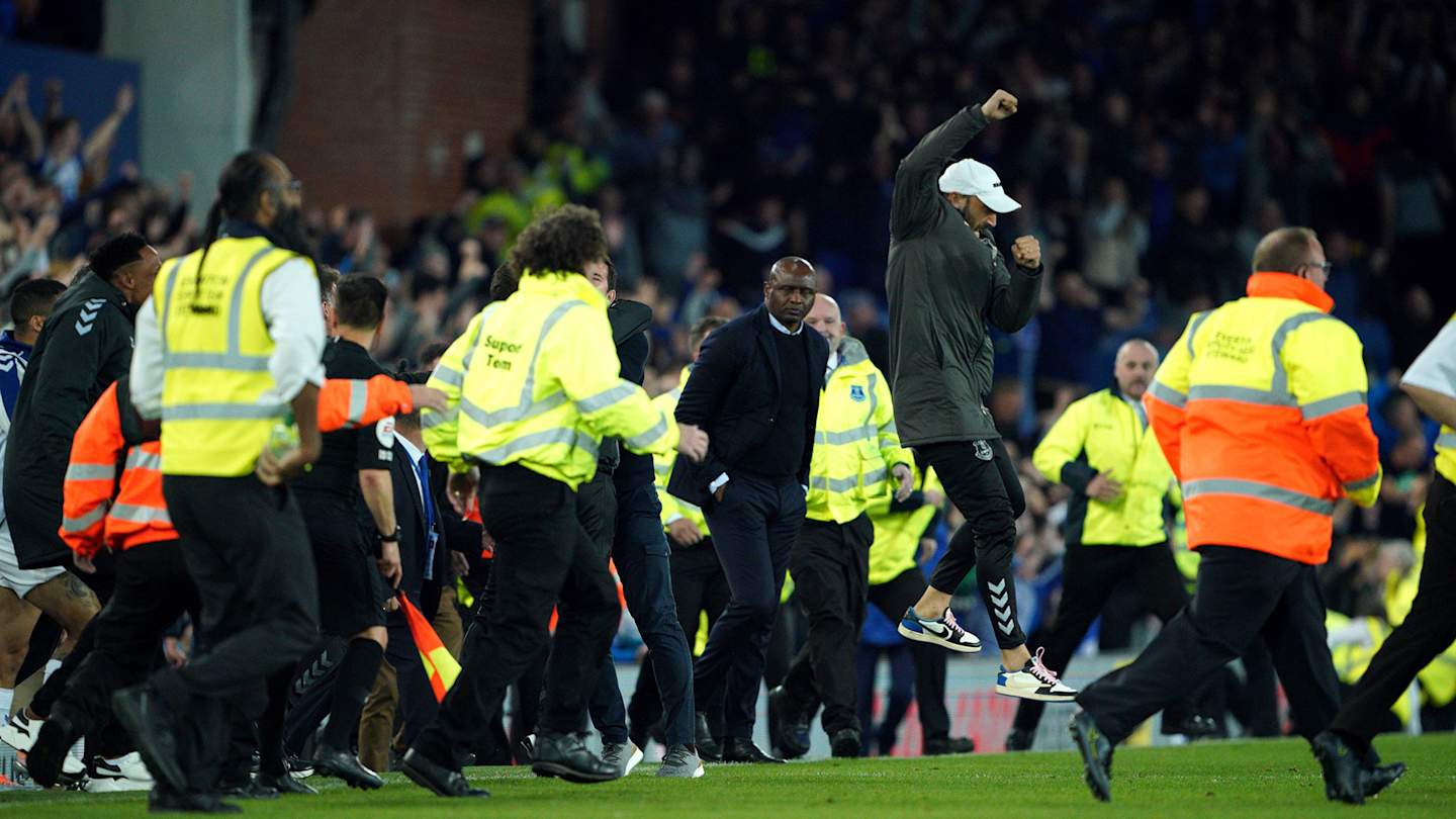 Patrick Vieira, Everton fan pitch invasion investigated by police ...