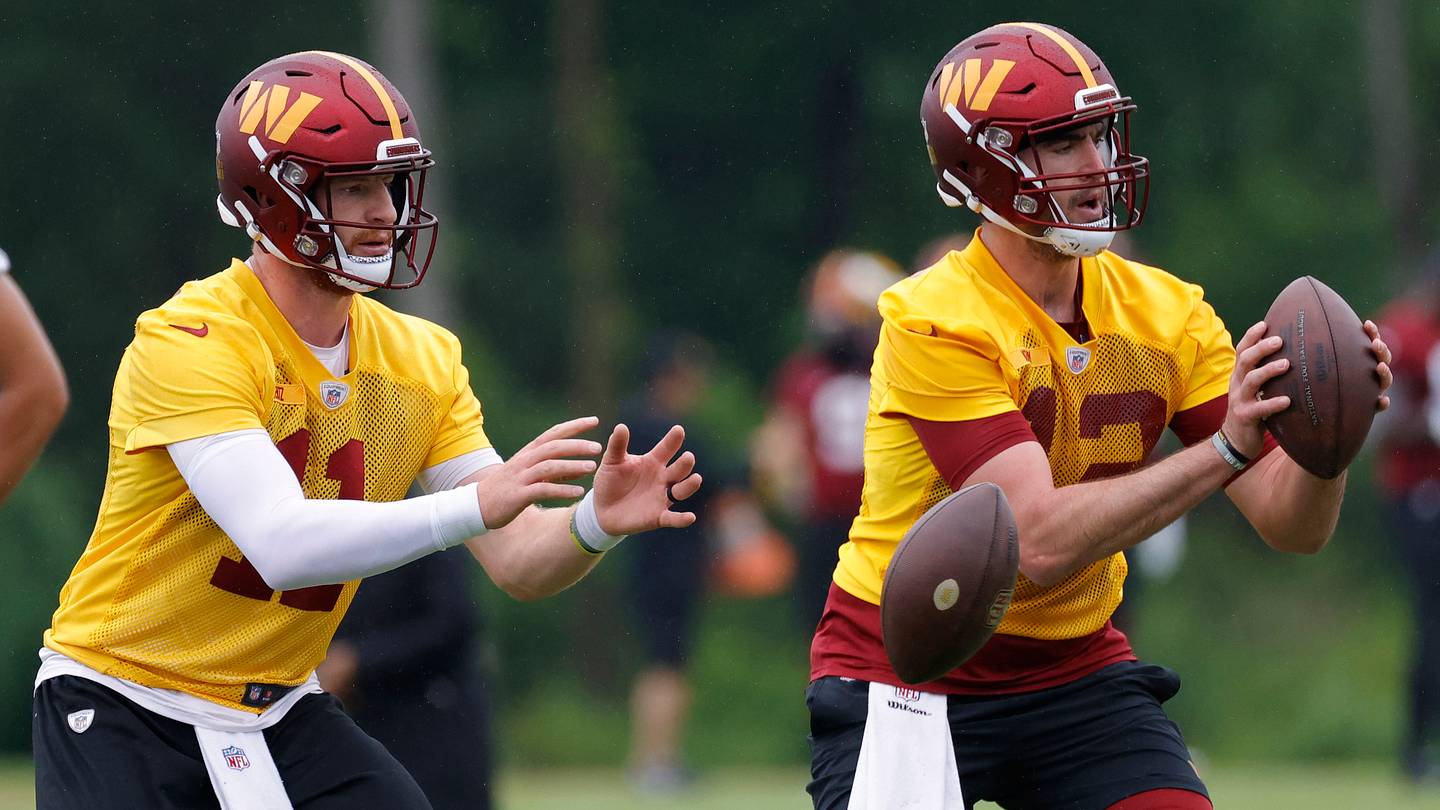 First Look: Washington Commanders Offense Showing Promise as OTAs Get ...