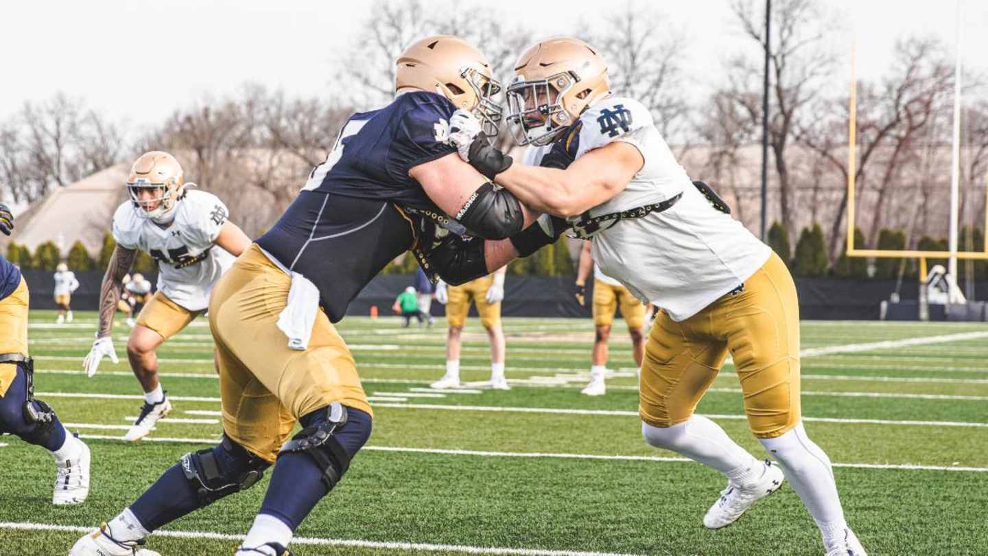 Notre Dame Spring Football Highlights - Practice 5 - Sports Illustrated ...