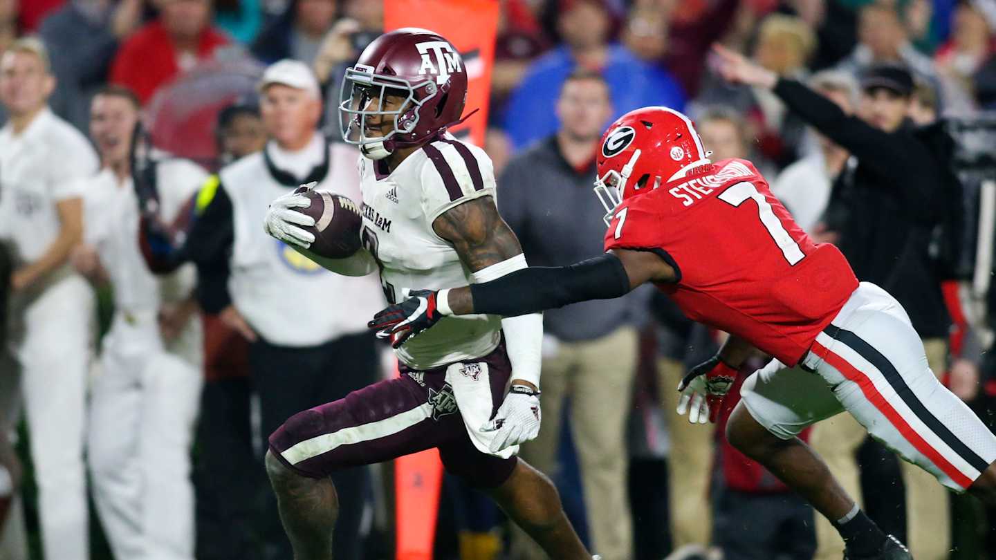 Jhamon Ausbon - Wide Receiver Texas A&M Aggies Scouting Report - Visit ...