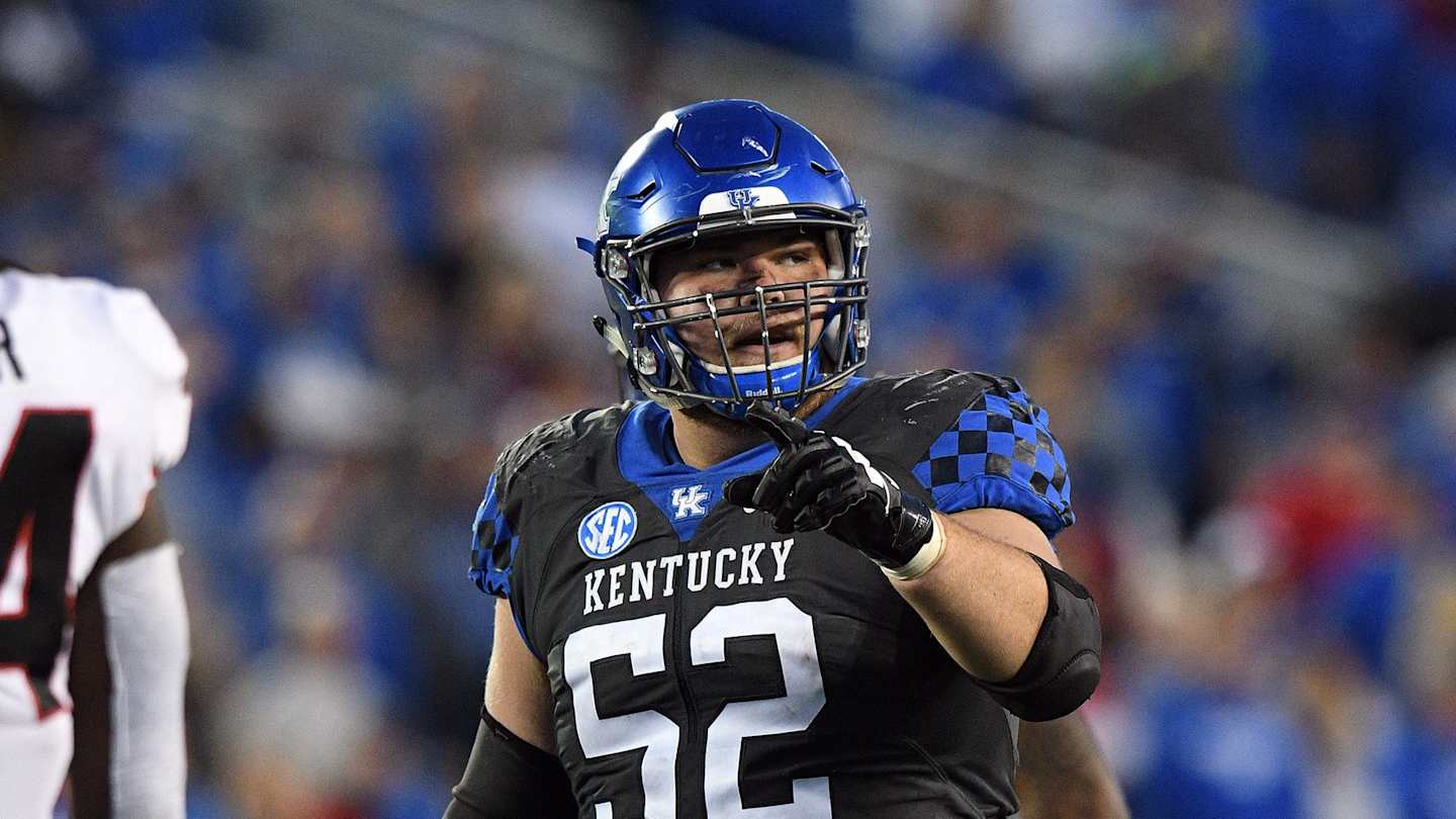 Drake Jackson - Offensive Center Kentucky Wildcats 2021 NFL Draft ...