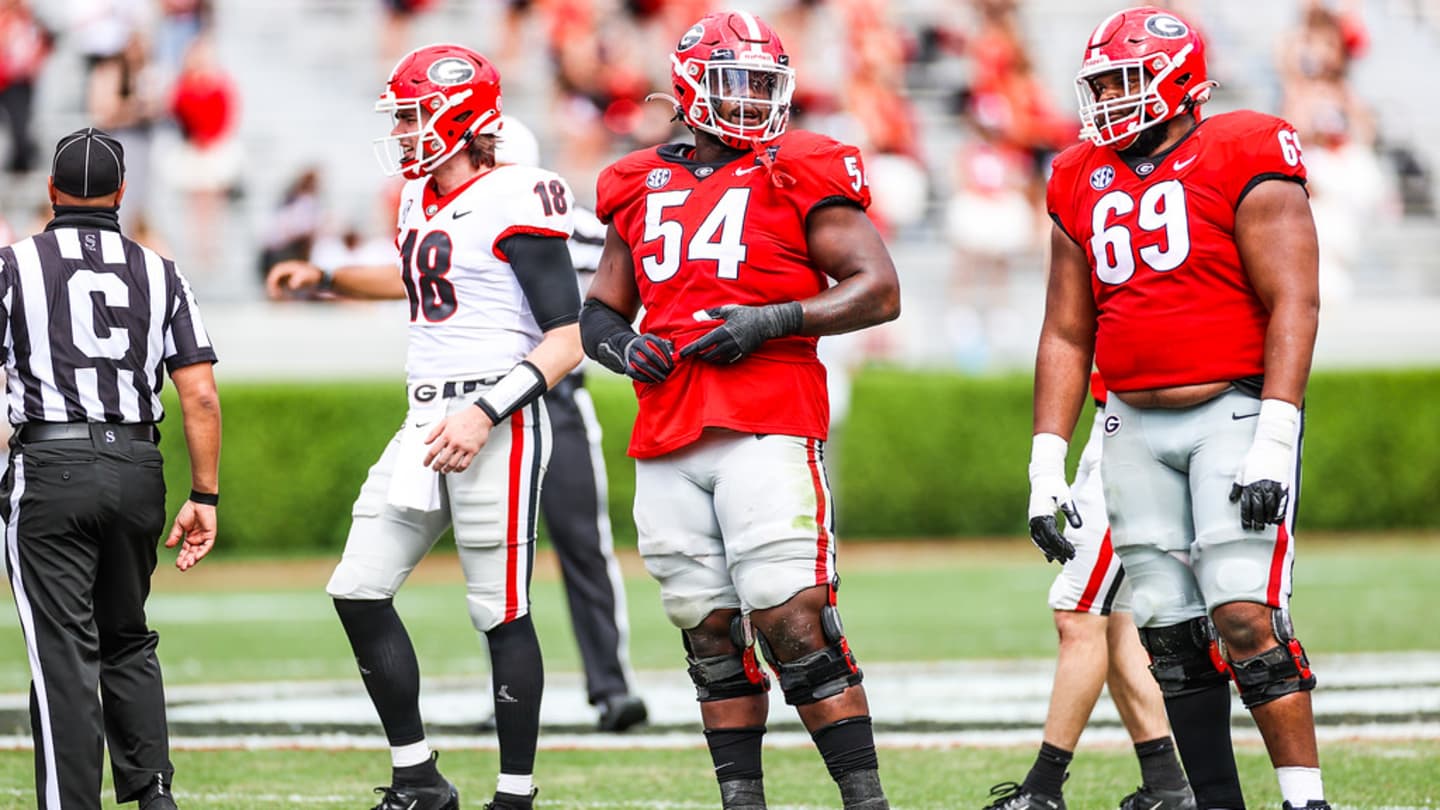 Georgia Football Offensive Line 2021 Starters - Sports Illustrated ...