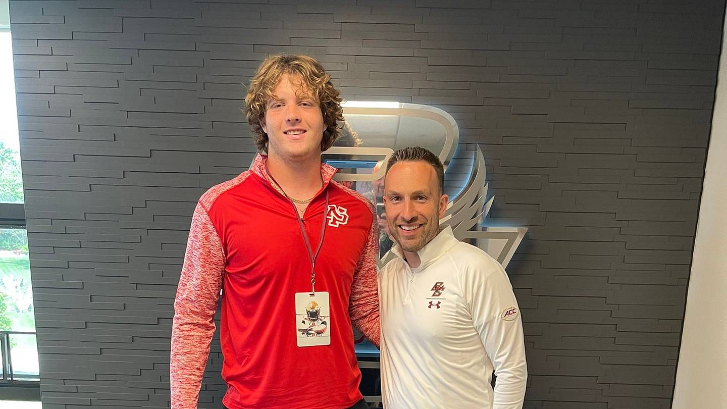 '23 OL Luke Burgess out of Indiana Recaps Visit To Boston College ...