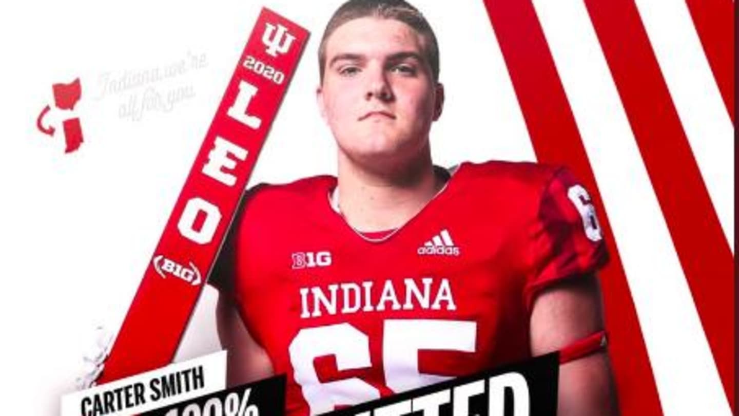 Indiana Gets Another Commitment, This Time From Ohio OL Carter Smith ...