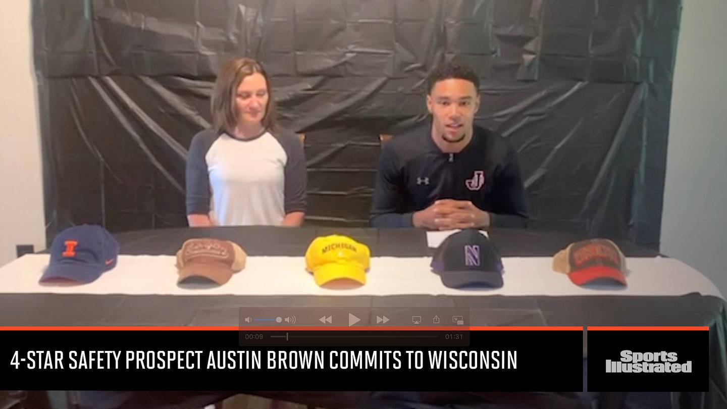 Prospect Austin Brown Commits to Wisconsin on IG Live - Sports ...