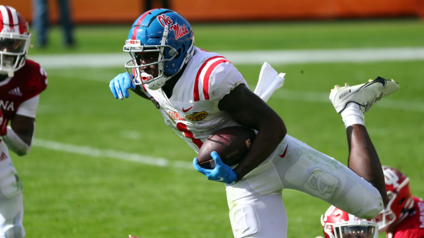 NFL Draft Profile: Jonathan Mingo, Wide Receiver, Ole Miss Rebels ...